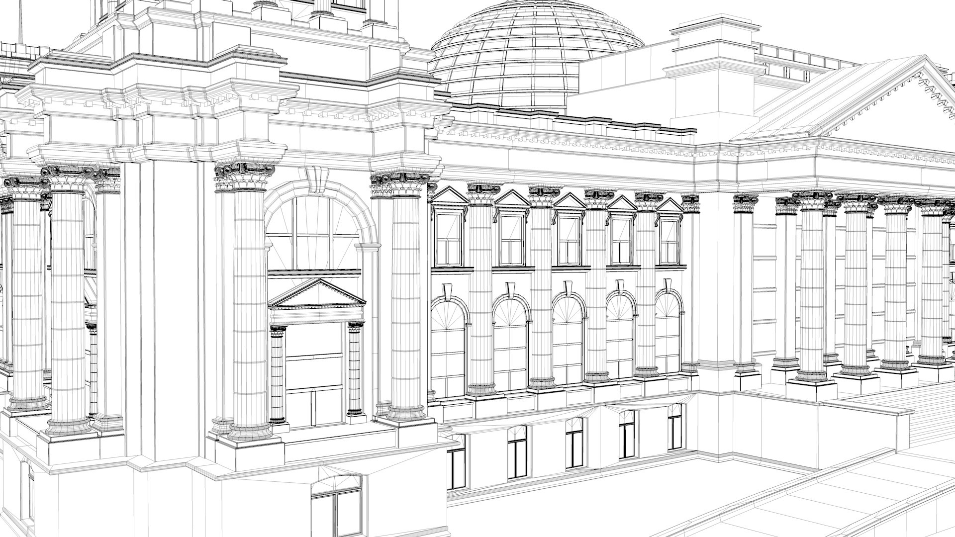 3D Reichstag Building - TurboSquid 1894979