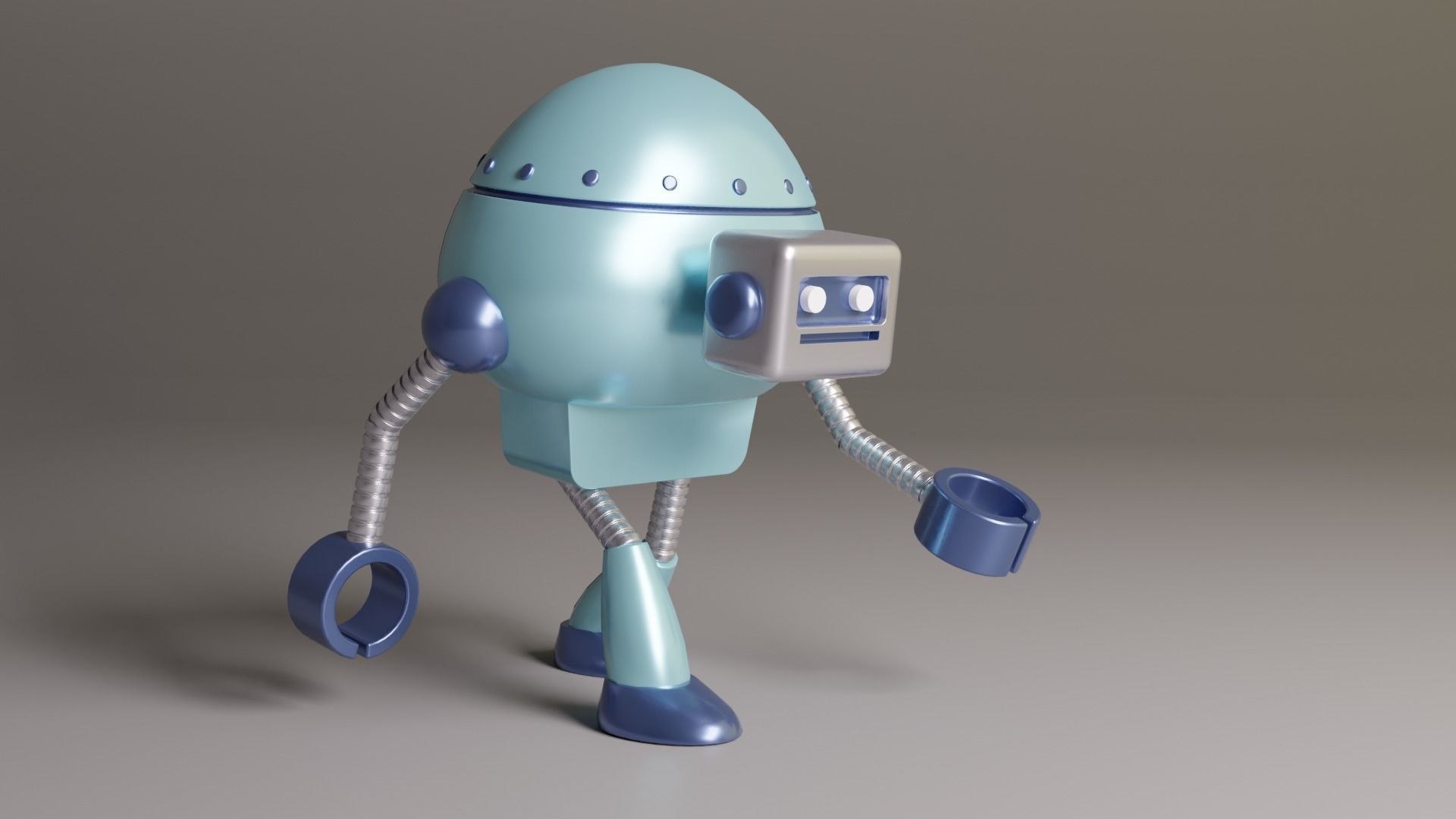 3D Model Hunch Back Robot - TurboSquid 1975962