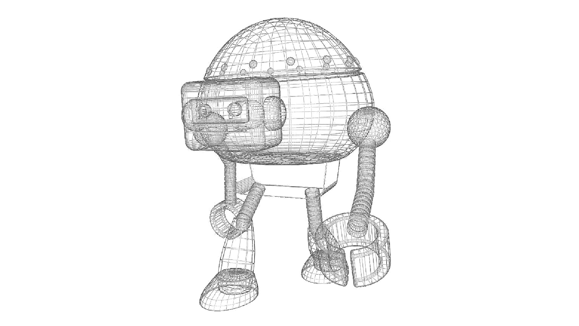 3D Model Hunch Back Robot - TurboSquid 1975962