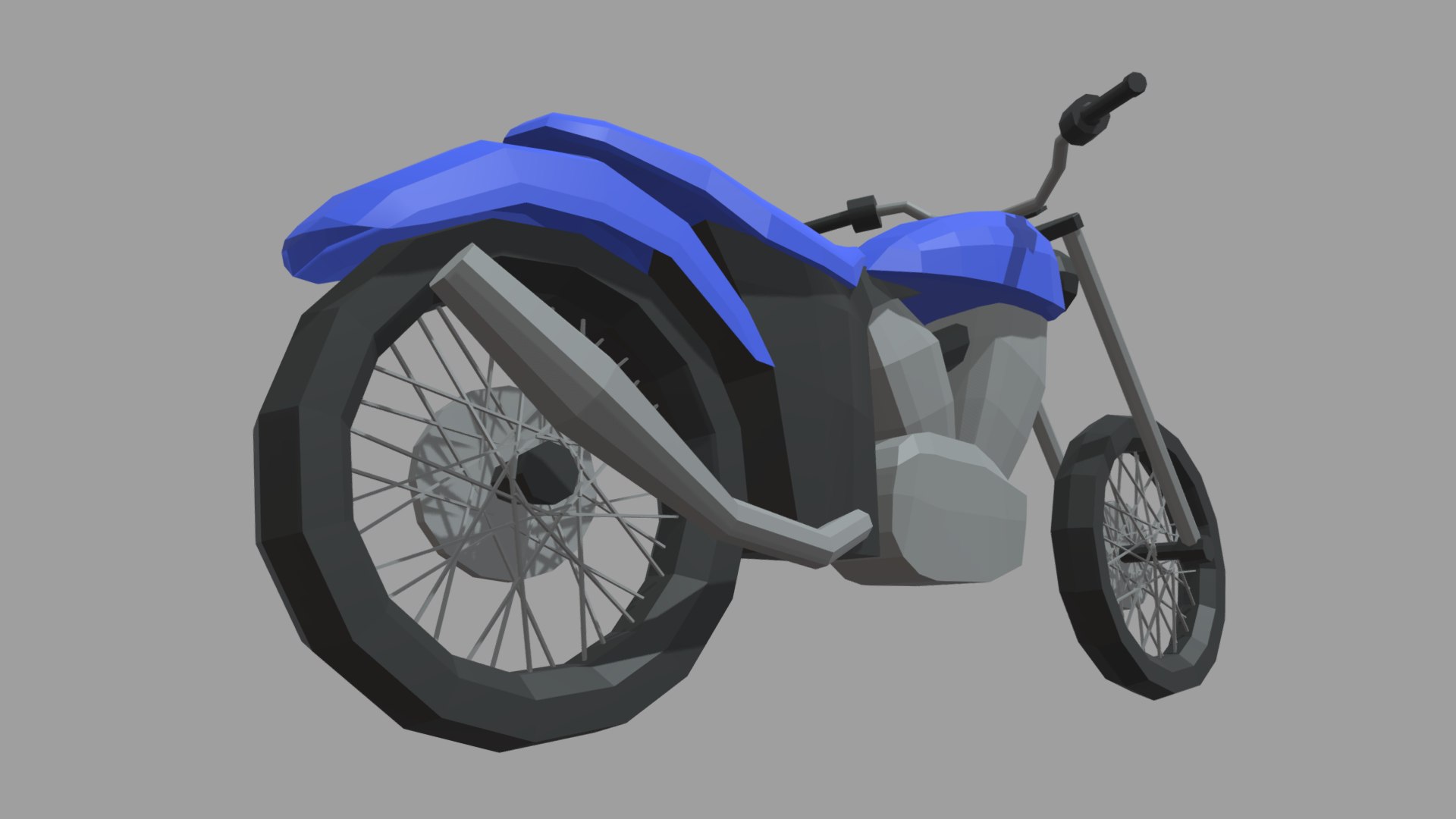 3D model Low Poly Motorbike 03 - TurboSquid 2167170