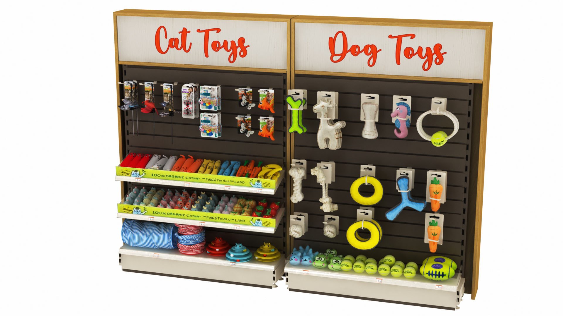 3D Pet Shop - Pet Toys And Sign Shelves Collection - TurboSquid 1791135