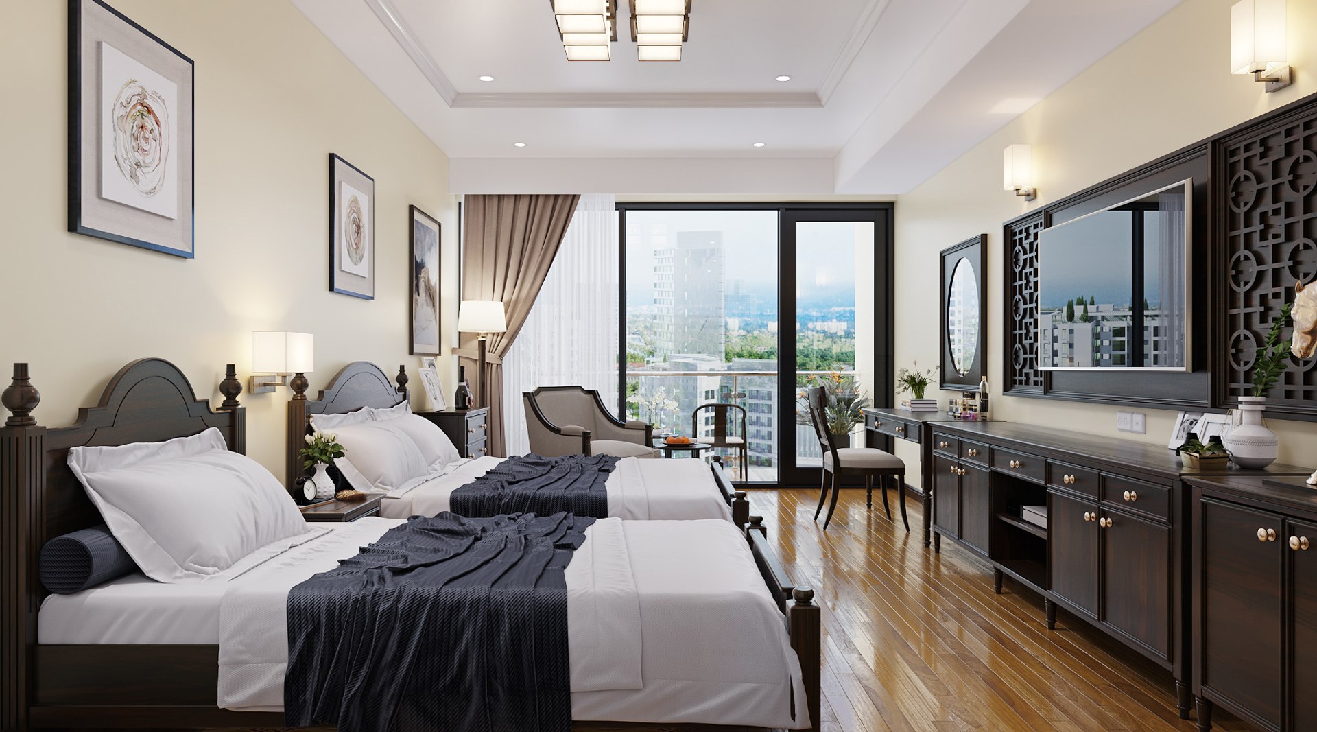 Interior Hotel 3D Model - TurboSquid 1250652