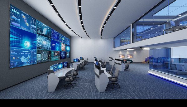 Meeting Room - Monitoring Room model - TurboSquid 1758863