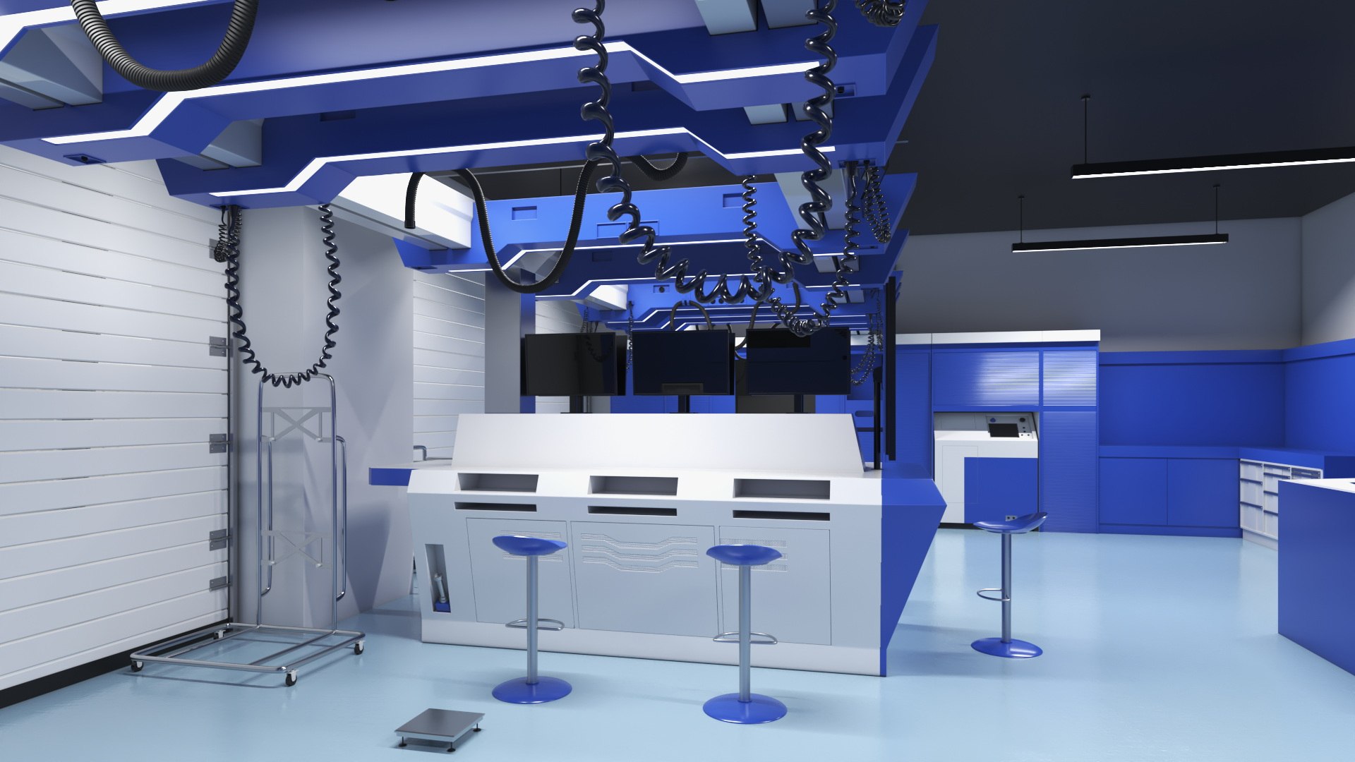 Motorsport Garage Rigged 3D Model - TurboSquid 2314267