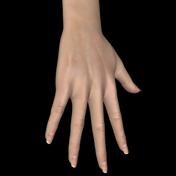 hand female 3d max