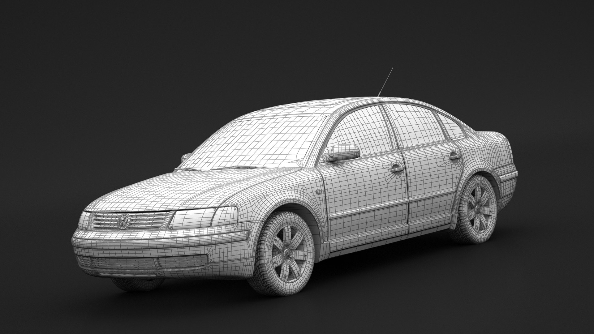 Volkswagen Passat B5 3D Model - TurboSquid 2022065