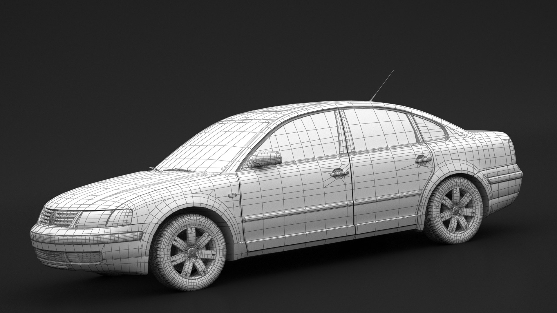 Volkswagen Passat B5 3D Model - TurboSquid 2022065