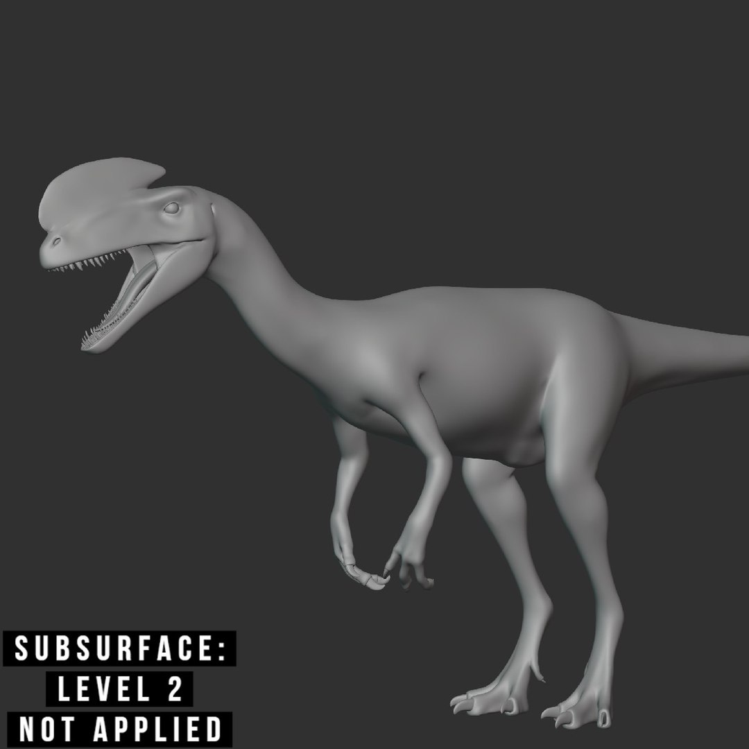 modelo 3d Guanlong Basemesh Low Poly - TurboSquid 1994664