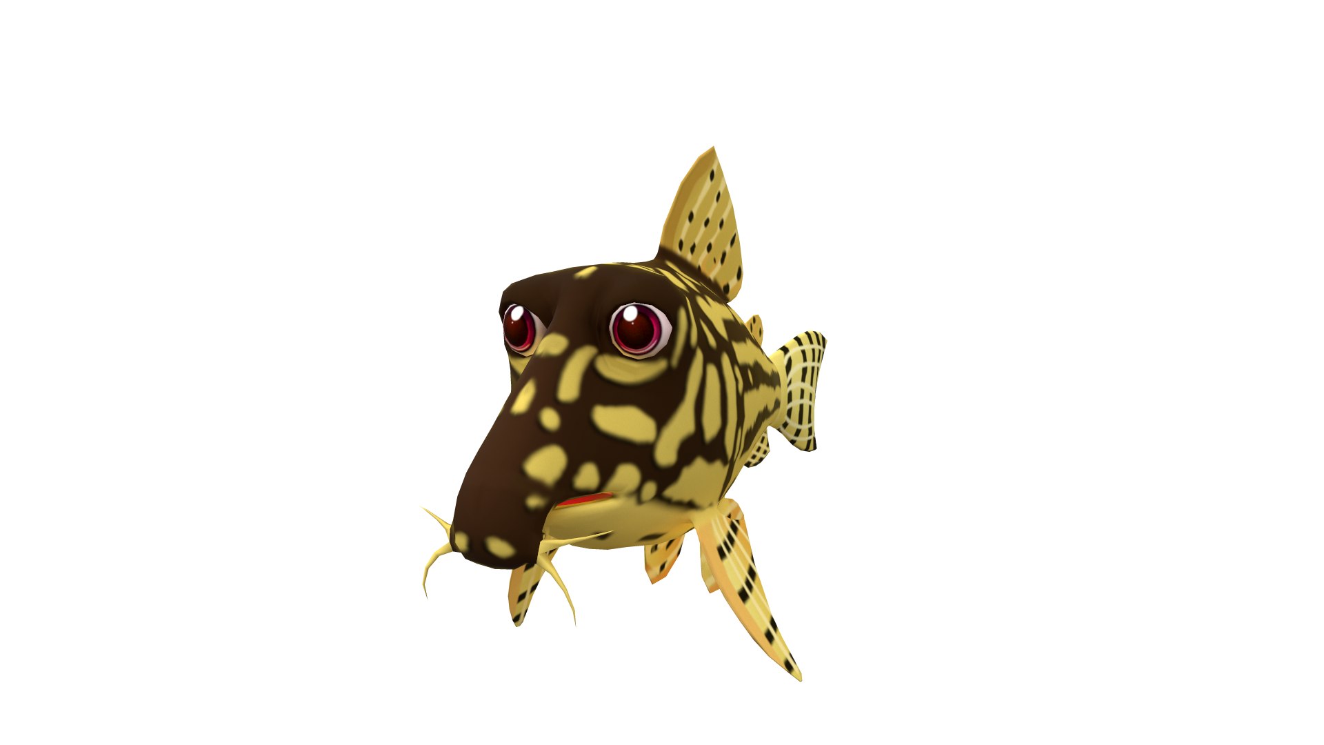 Sterba S Corydoras Fish Toon 3D Model - TurboSquid 1586162