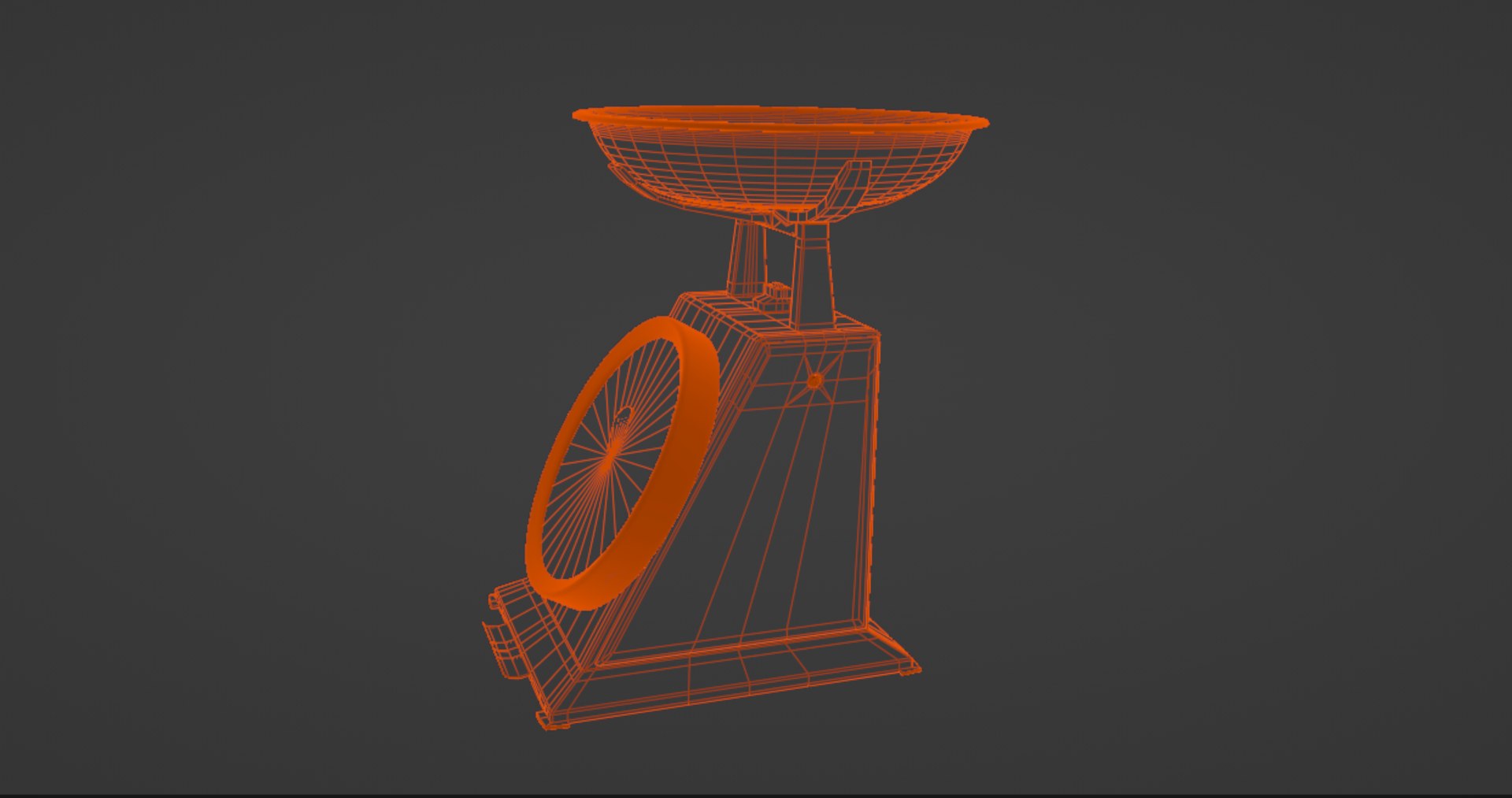 Analog Kitchen Scale 3D Model - TurboSquid 2113844