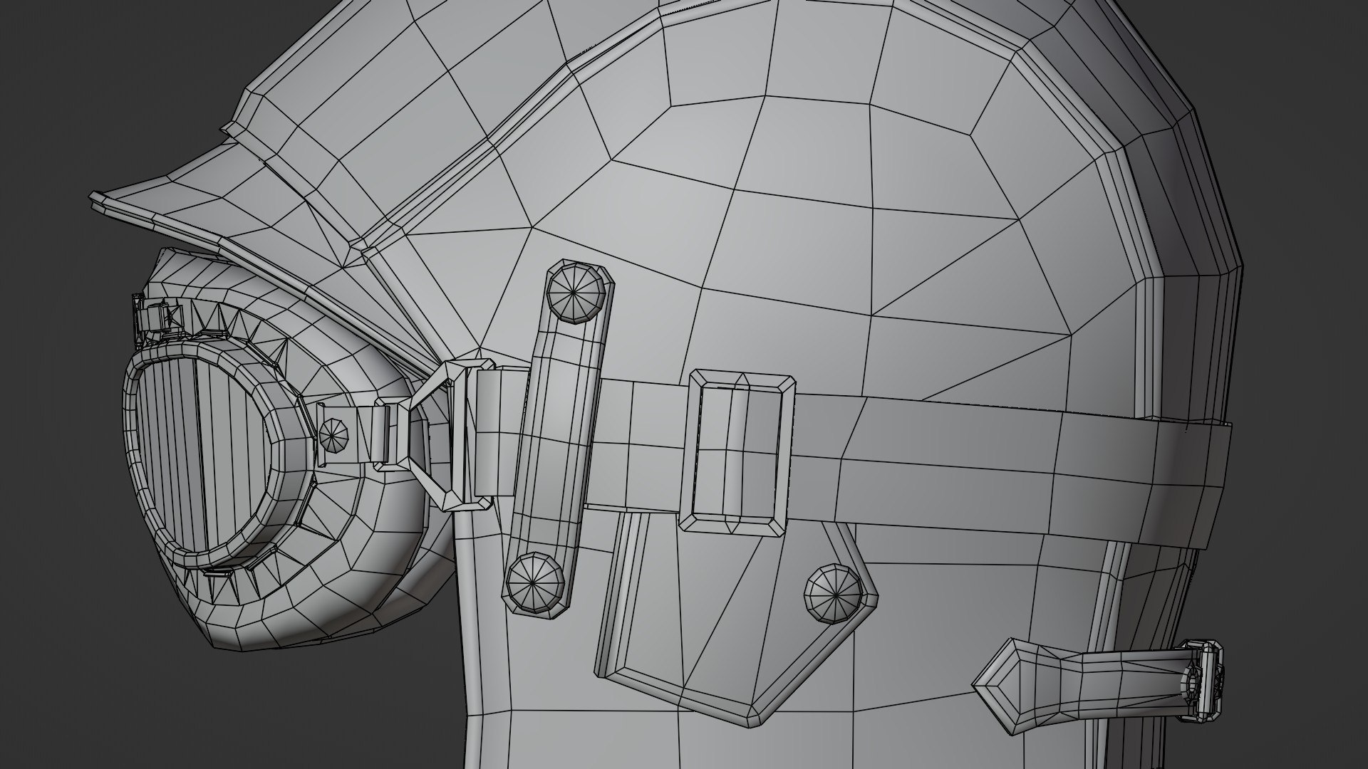 Aviator Goggles Hat Scarf Set - Red - Game Asset Model - TurboSquid 1993056