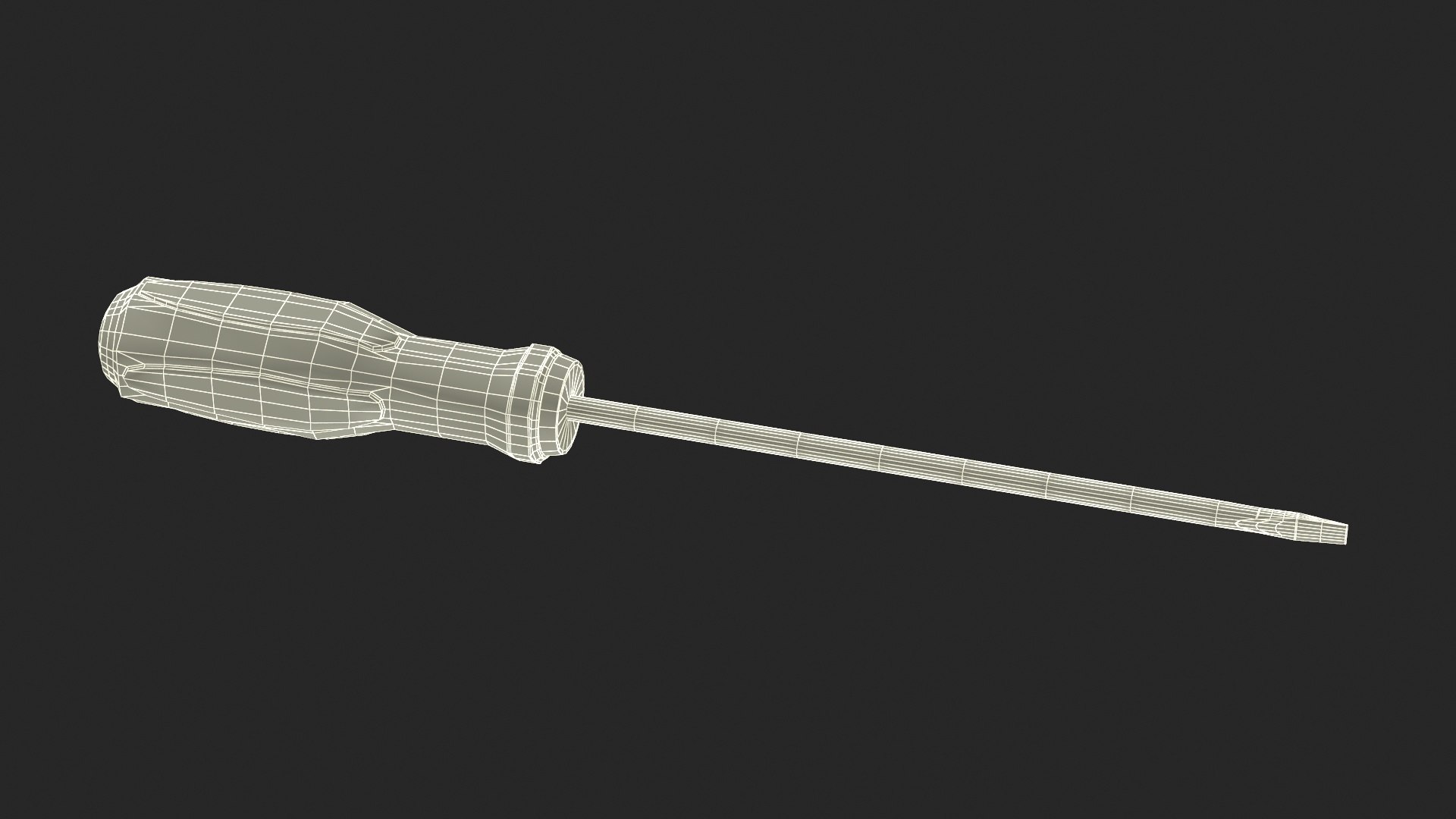Flat Head Screwdriver 5mm 3D Model - TurboSquid 2031293