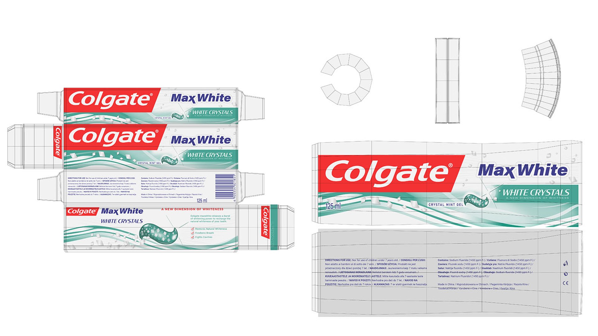Colgate Toothpaste Product - 3D - TurboSquid 1564399