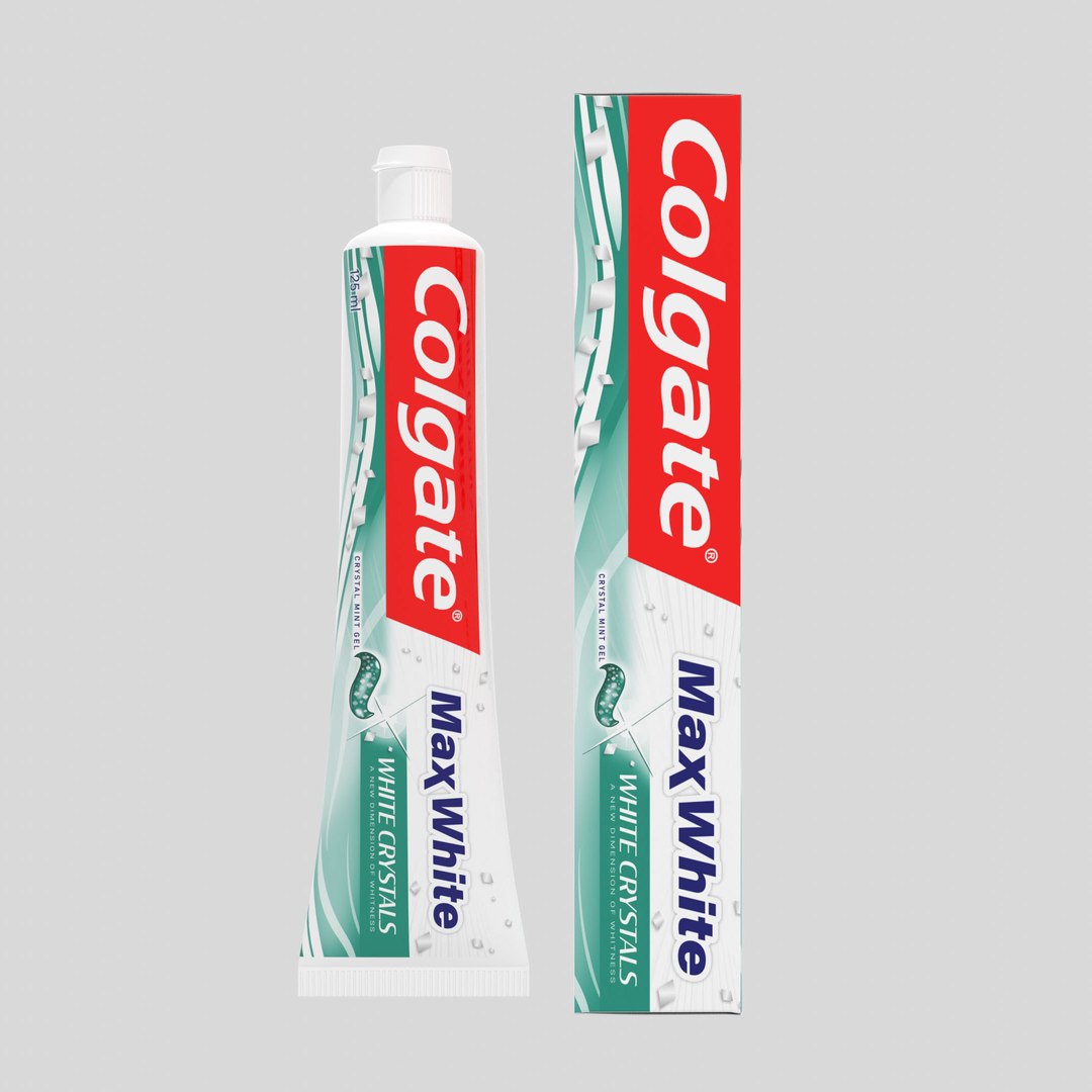 Colgate Toothpaste Product - 3D - TurboSquid 1564399