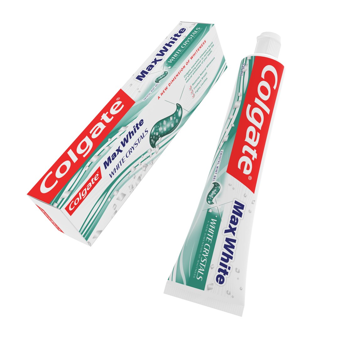 Colgate Toothpaste Product - 3D - TurboSquid 1564399