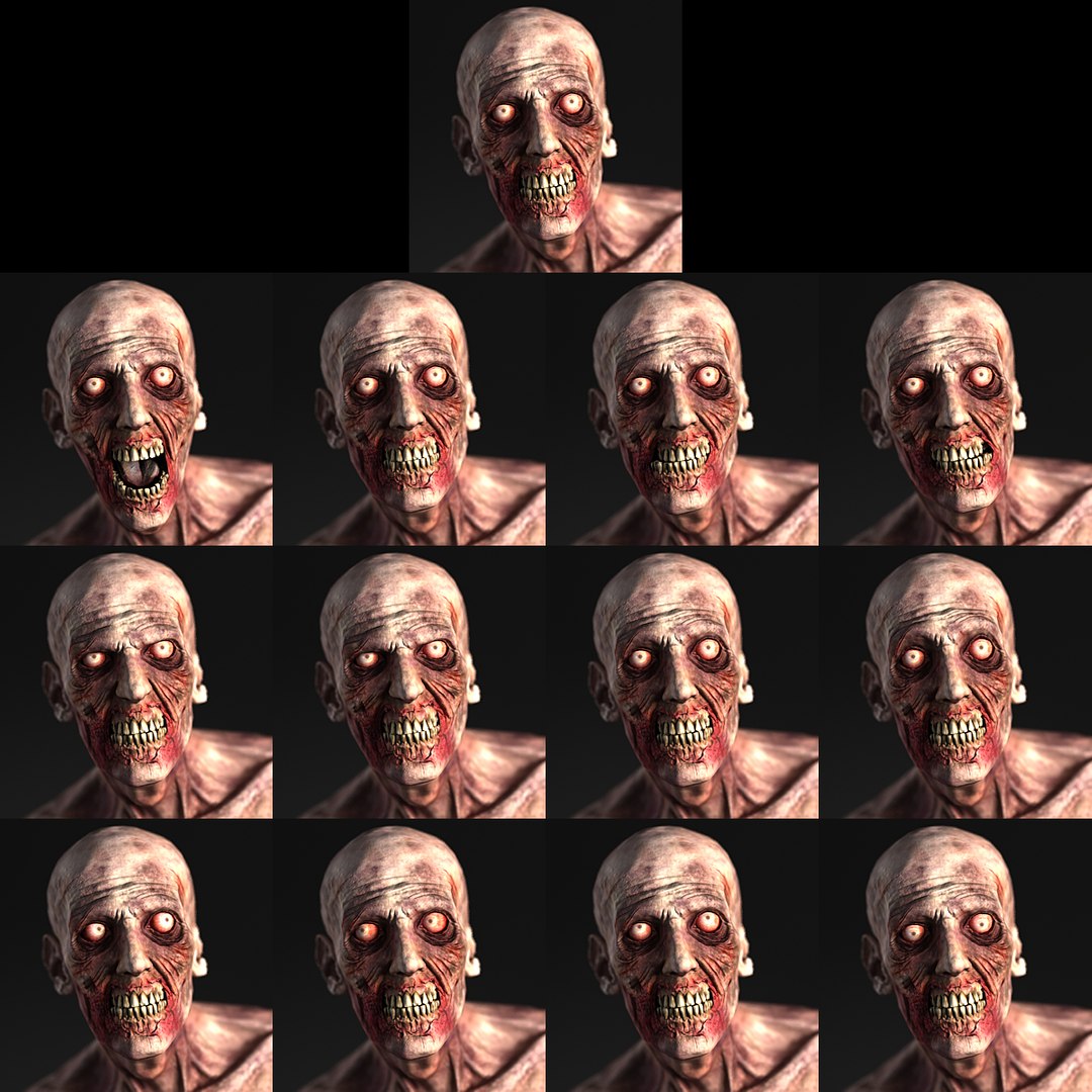 3d Model Zombie - Character