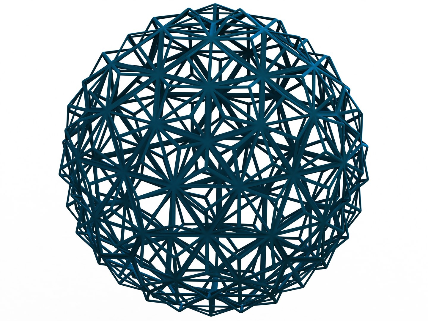 3D Wireframe Shape Triangulated Ball - TurboSquid 2176079