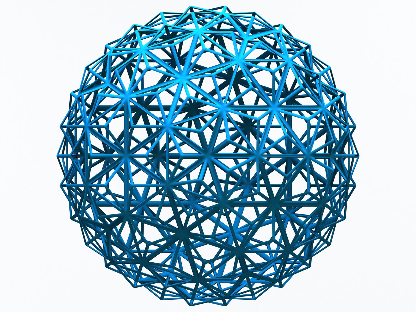 3D Wireframe Shape Triangulated Ball - TurboSquid 2176079
