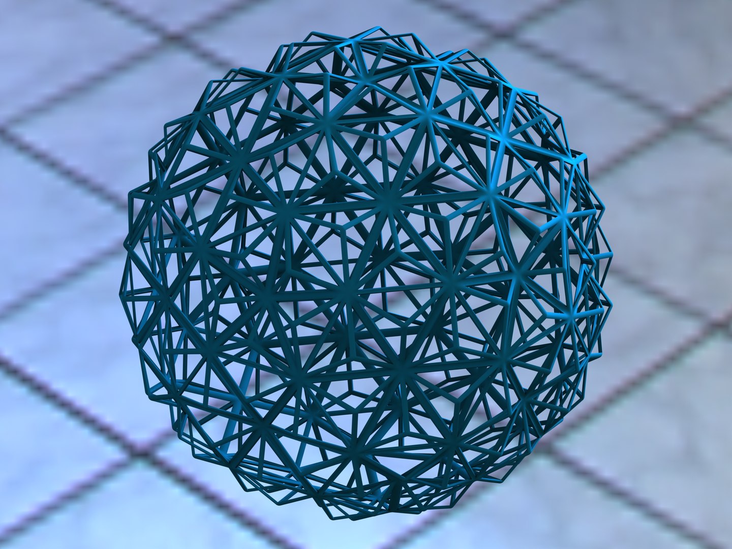 3D Wireframe Shape Triangulated Ball - TurboSquid 2176079