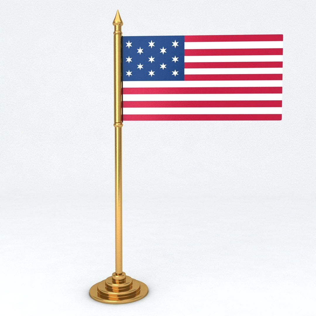 Country Flag 3d Model