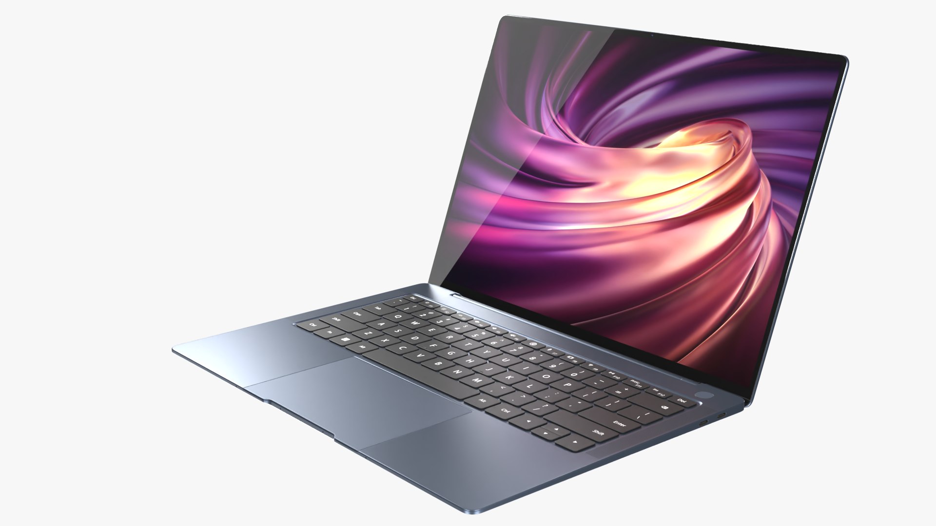 Huawei MateBook X Pro Ink Blue 2022 3D Model - TurboSquid 2012135