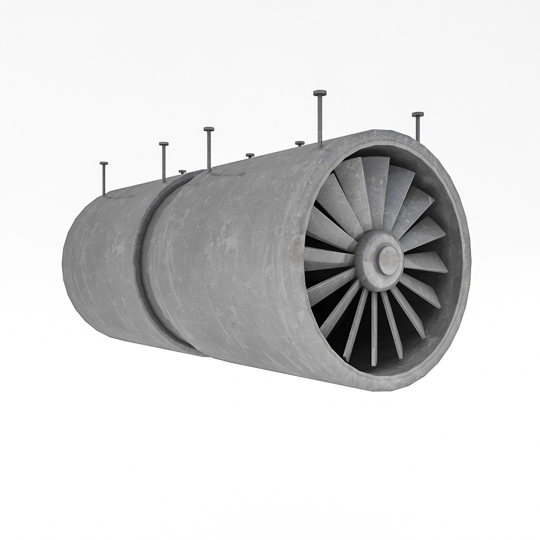 Tunnel Ventilation 3D - TurboSquid 1540907