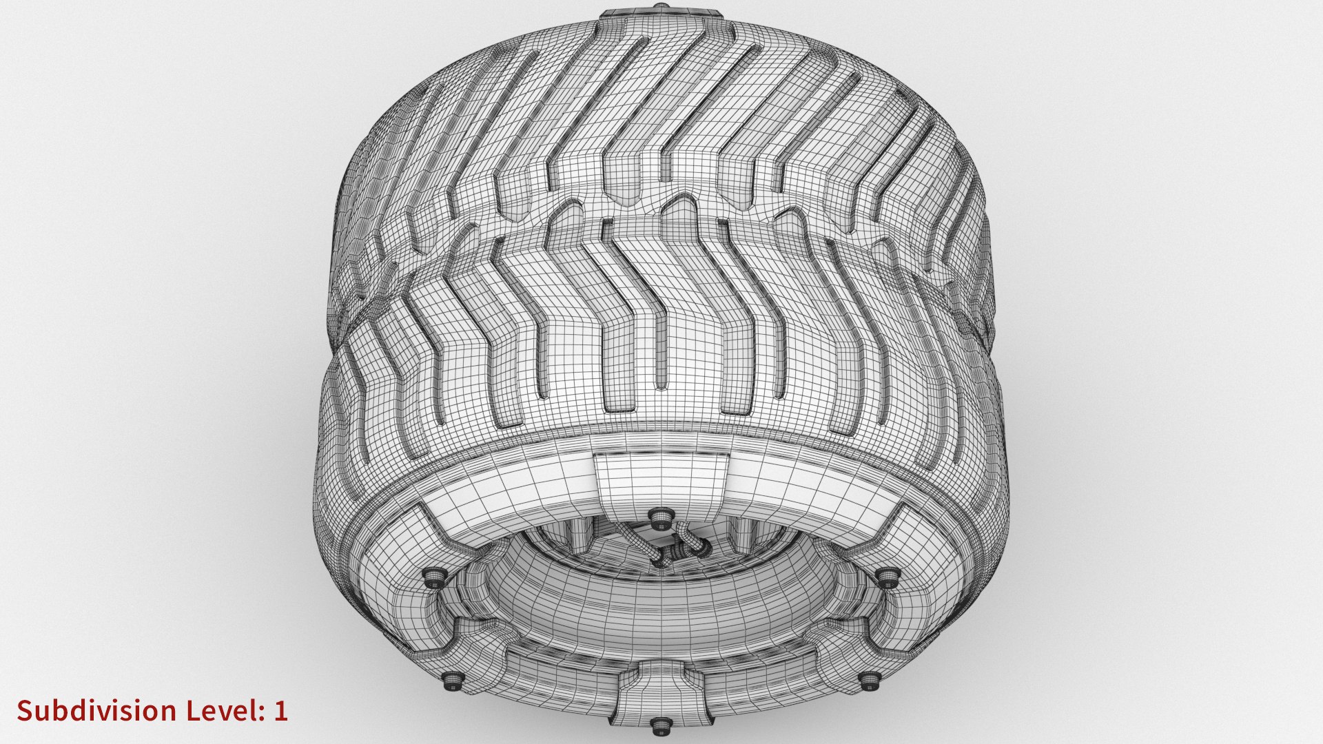 Sci-Fi Wheel 3D Model - TurboSquid 1779499
