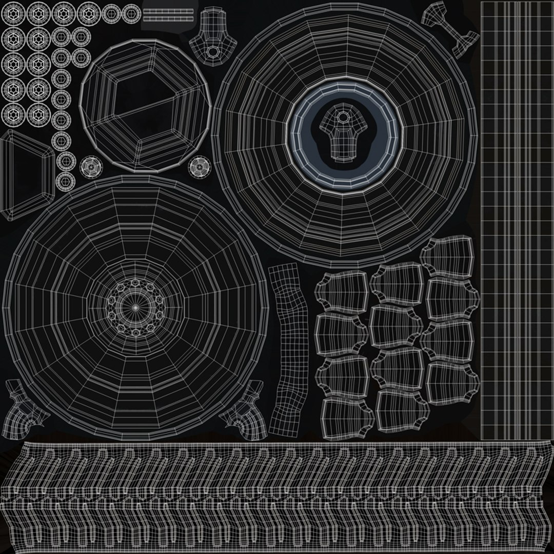 Sci-Fi Wheel 3D Model - TurboSquid 1779499