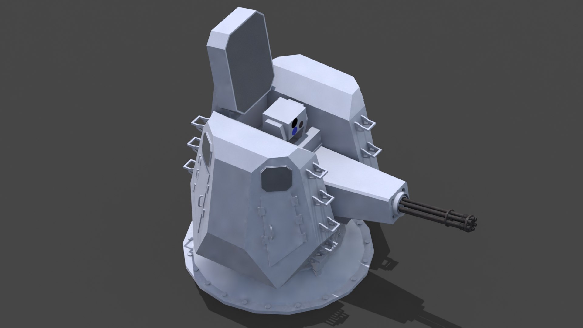 3D Model Korean LIG NEX1 CIWS-II Ship Gun - TurboSquid 2096606