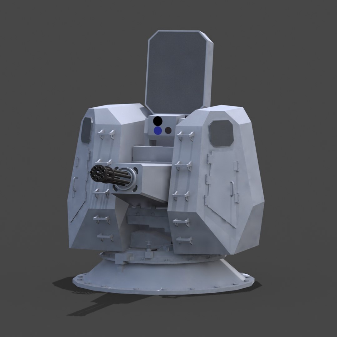 3D Model Korean LIG NEX1 CIWS-II Ship Gun - TurboSquid 2096606