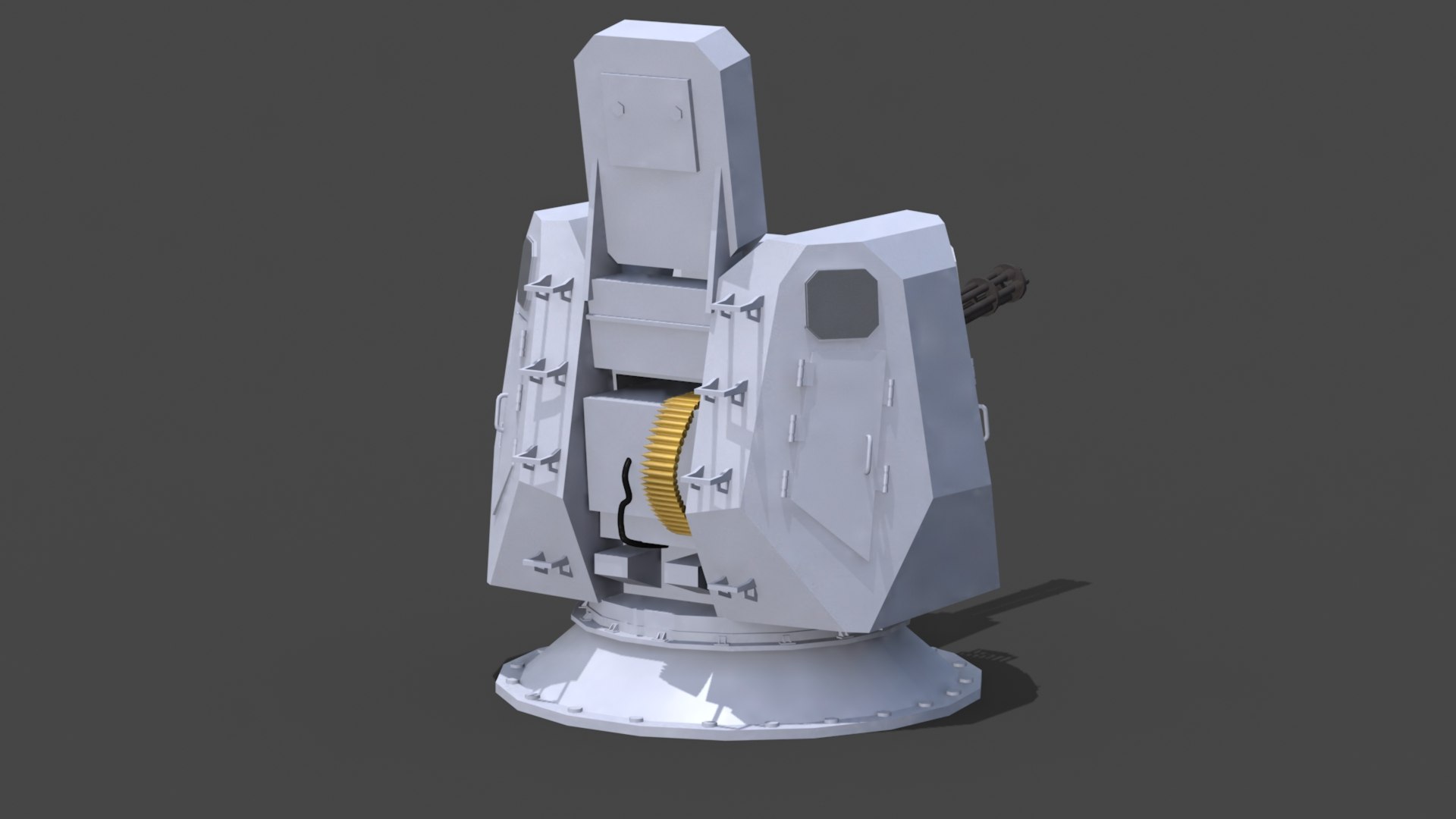 3D Model Korean LIG NEX1 CIWS-II Ship Gun - TurboSquid 2096606