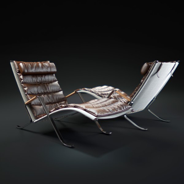 3ds max fk-lounge-chair-hb