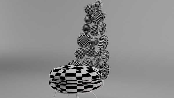 Macaron chair 3D model - TurboSquid 1812477