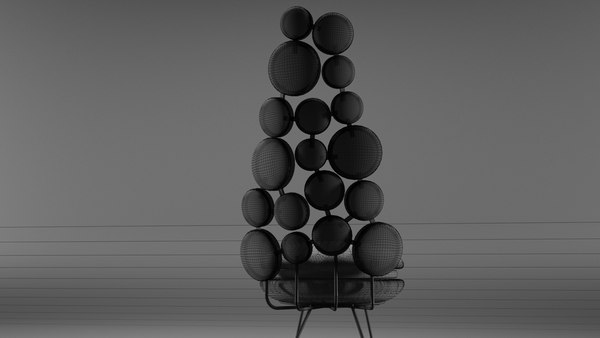 Macaron chair 3D model - TurboSquid 1812477