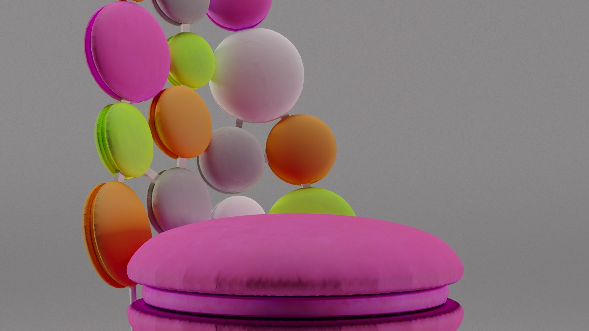 Macaron Chair 3D Model - TurboSquid 1812477