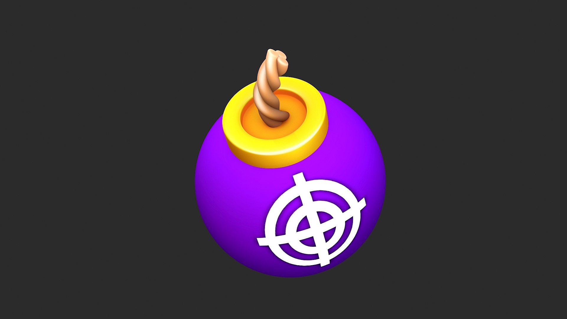 3D Model Stylized Bomb - TurboSquid 2174601