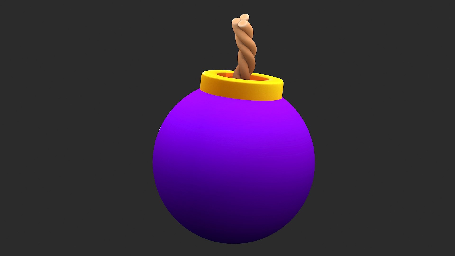 3D Model Stylized Bomb - TurboSquid 2174601