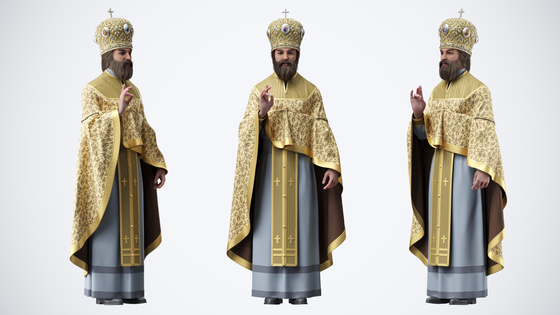 modelo 3d Priest - TurboSquid 1966861