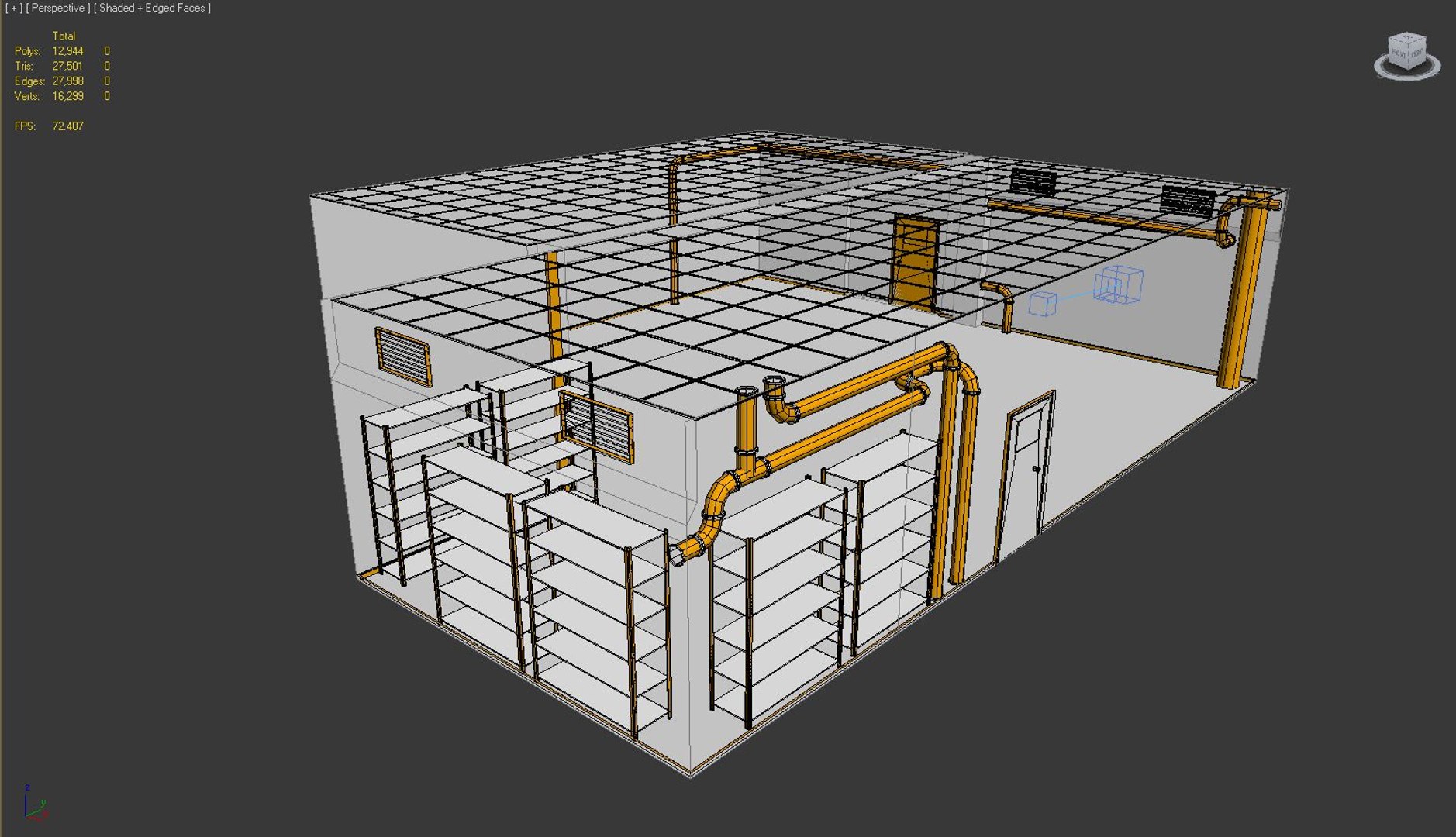 Interior Facility 3d Model