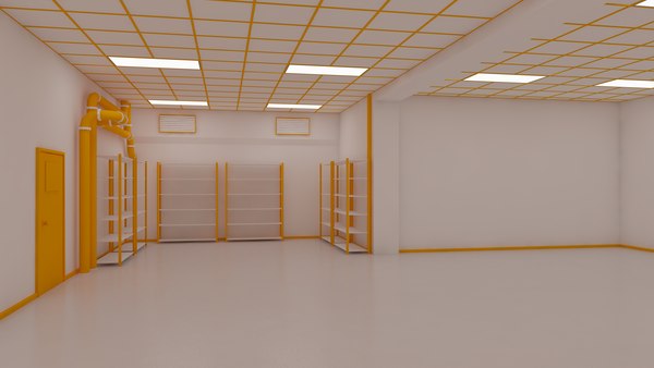 interior facility 3d model