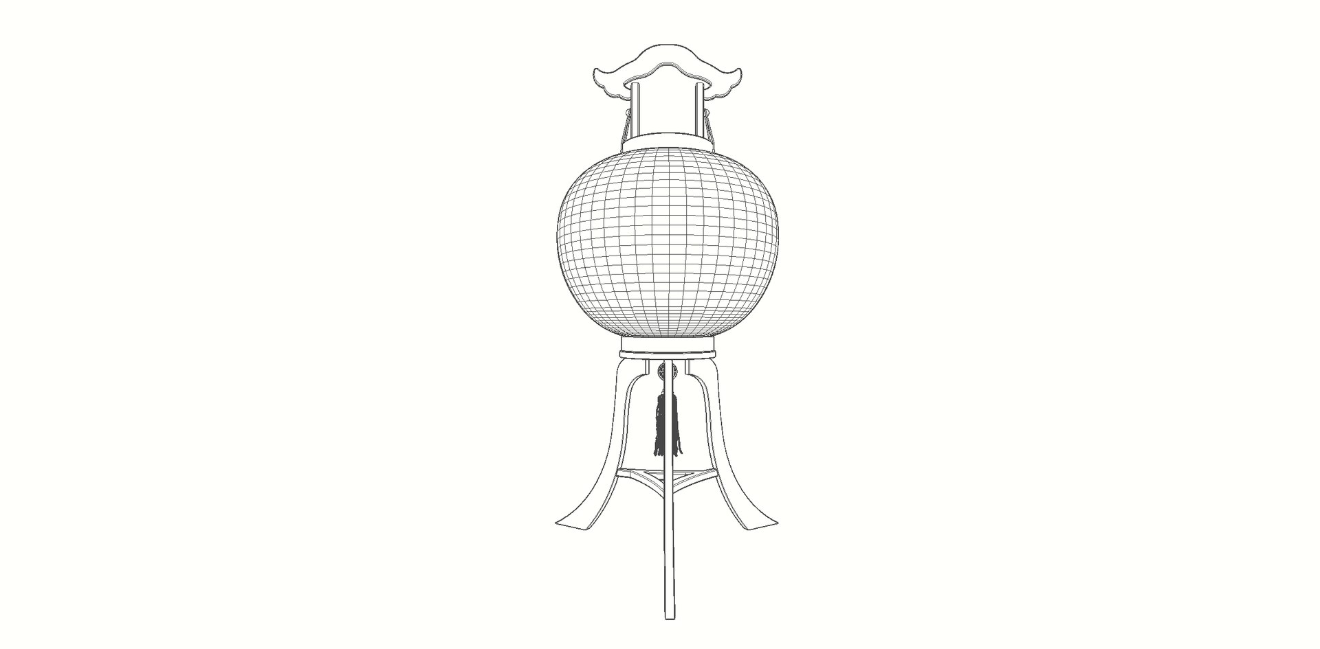 3D OUCHI LANTERN - TurboSquid 2088897