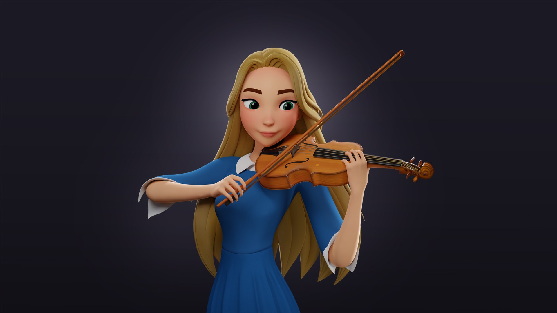 3D Stylized Violin - TurboSquid 1931488
