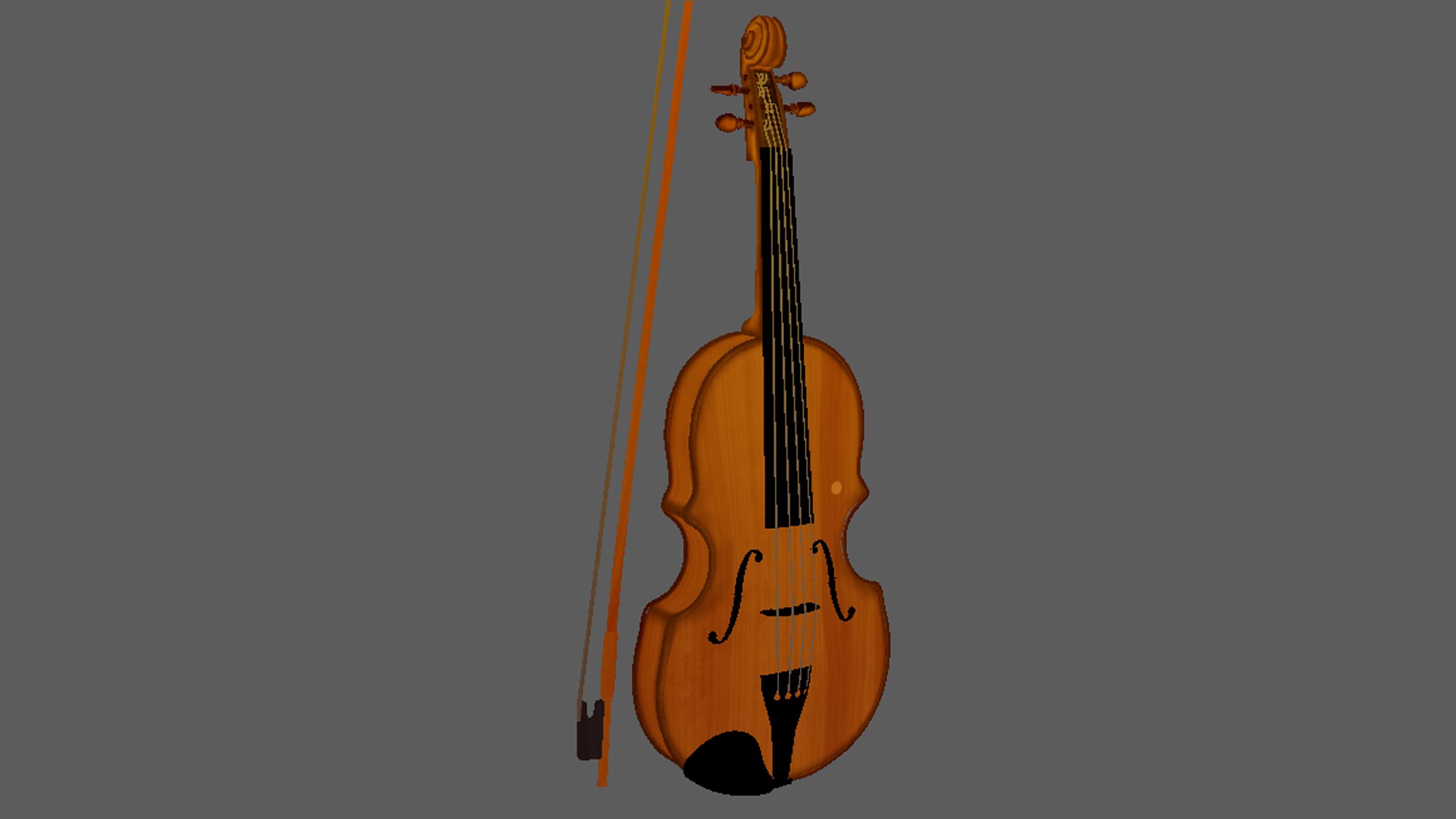 3D Stylized Violin - TurboSquid 1931488