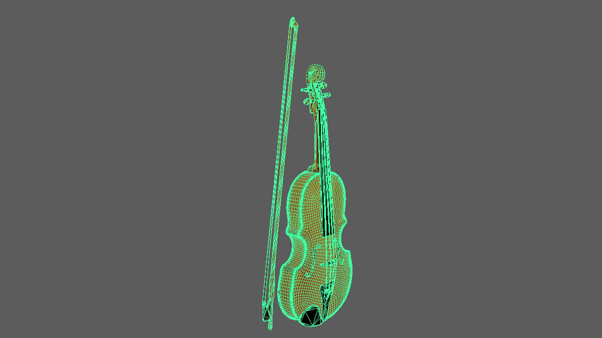 3D Stylized Violin - TurboSquid 1931488