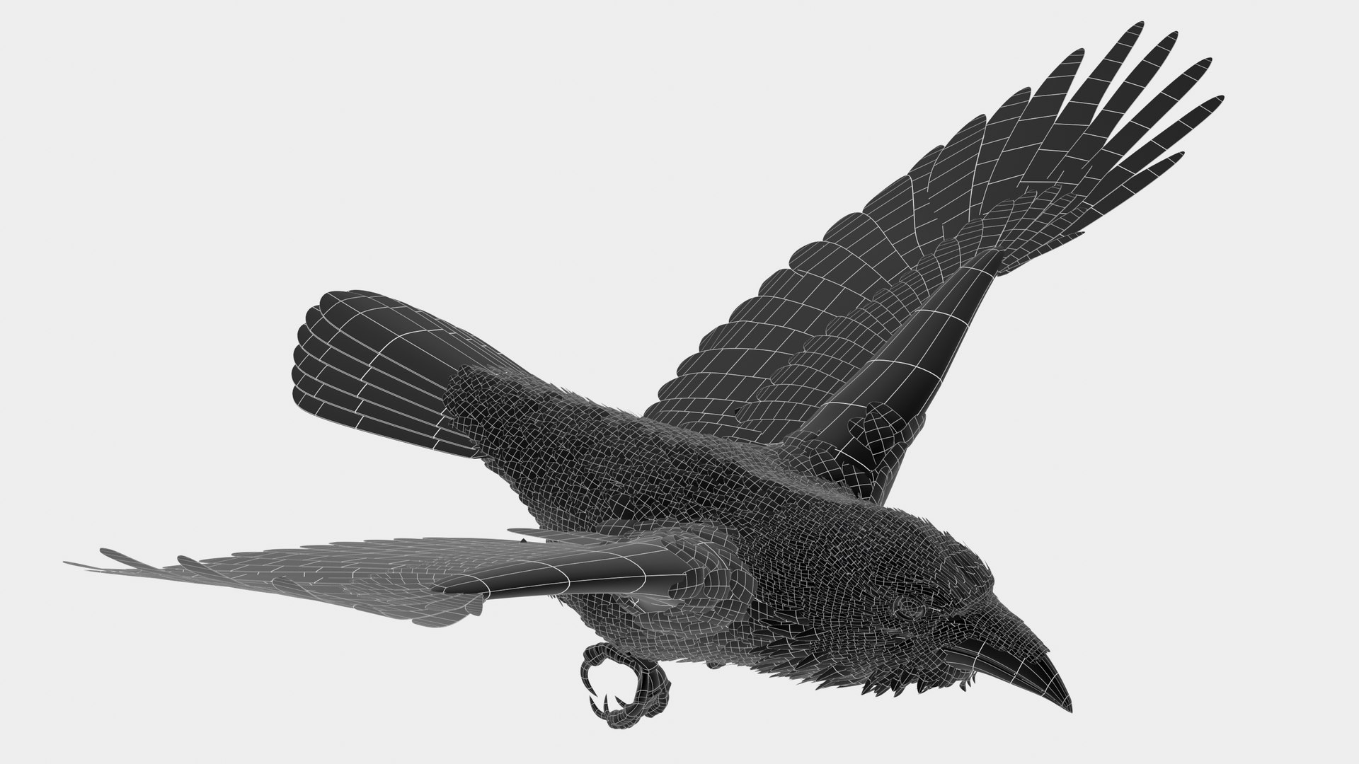 RAVEN-BLENDER model - TurboSquid 2154316