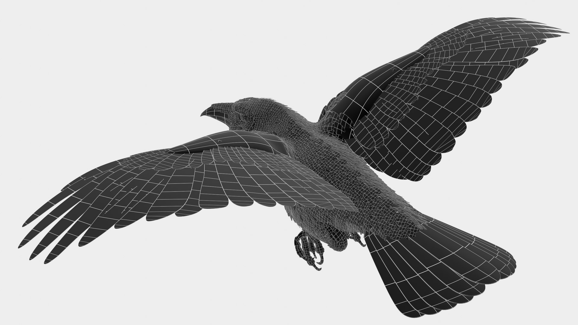 RAVEN-BLENDER model - TurboSquid 2154316