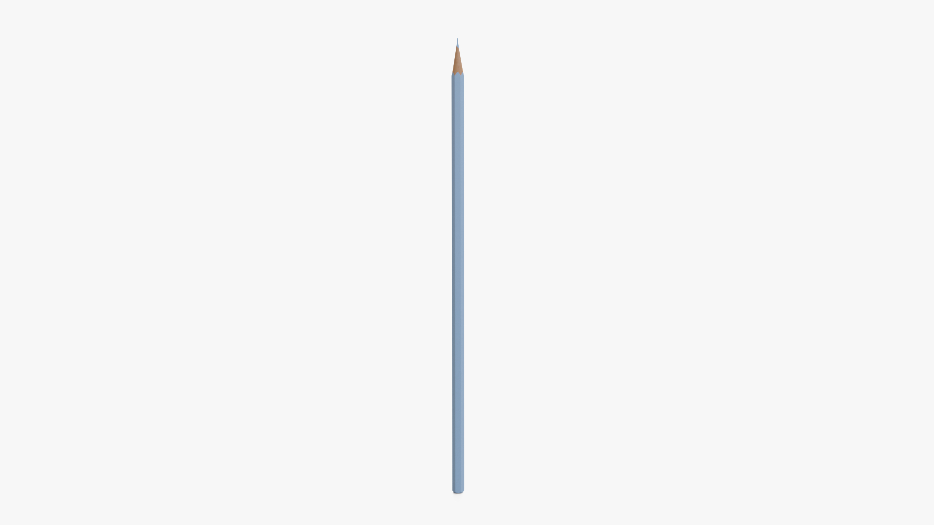 3D Light Blue Pencil Model - TurboSquid 2249171