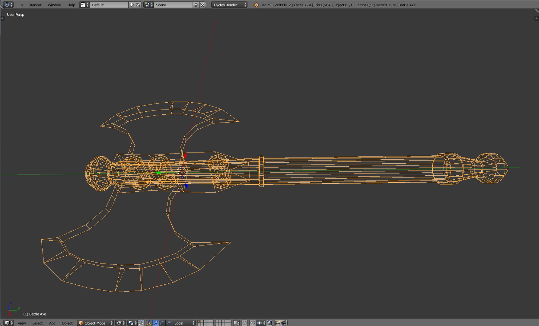 3D battle axe model - TurboSquid 1264096