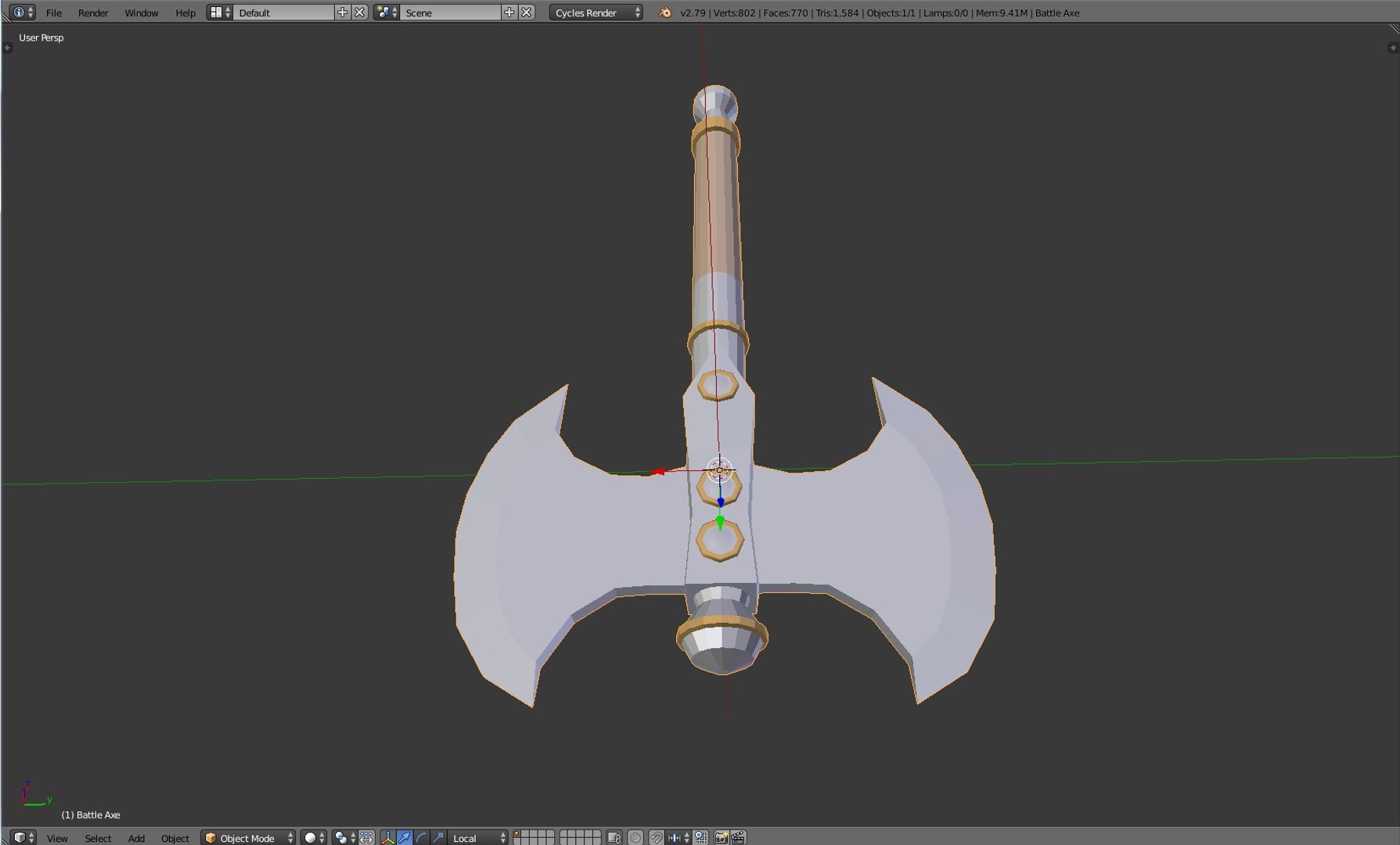 3D battle axe model - TurboSquid 1264096