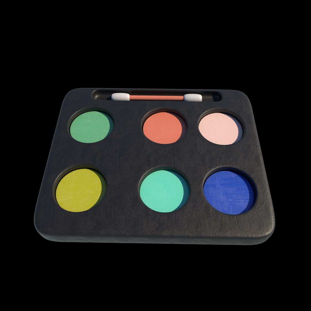 Color Mixing 3D Model 3D Model - TurboSquid 2336063